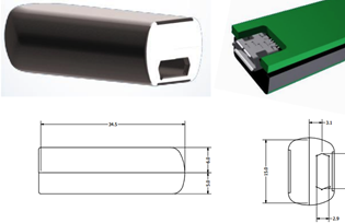 Figure 6: WAX3 Accelerometer